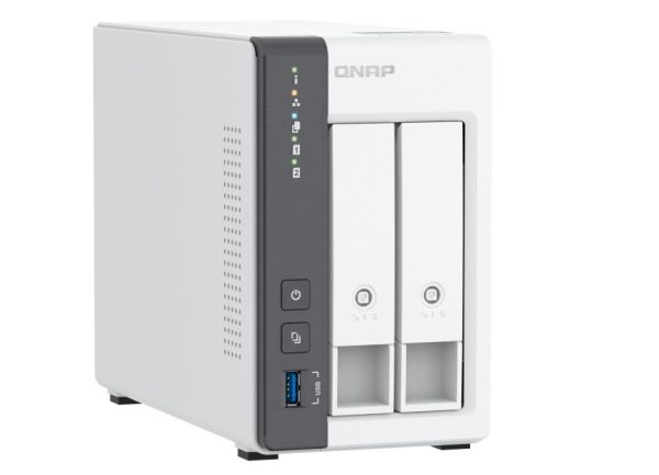QNAP TS-216G 2-Bay NAS Storage System, 2.5GbE, Quad-Core 2.0GHz, 4GB ...
